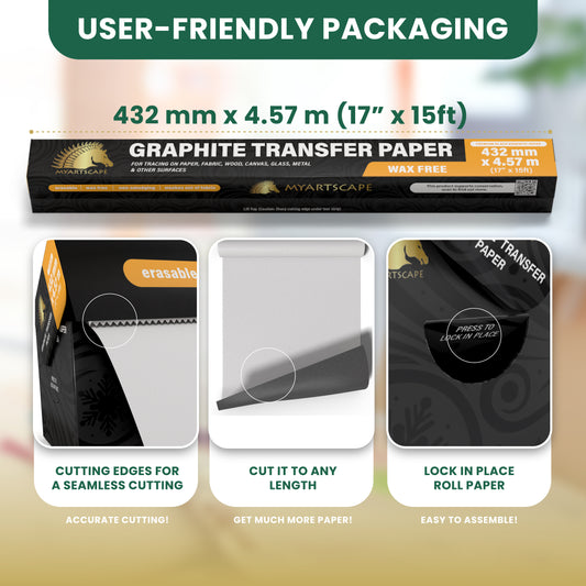 Graphite Paper (Wax-Free) – MyArtscape