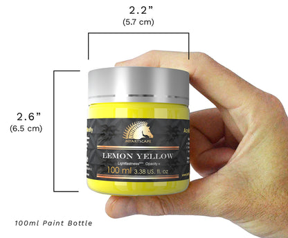 Acrylic Paint Set - 24 x 100ml Bottles - Artist Quality Paints – MyArtscape