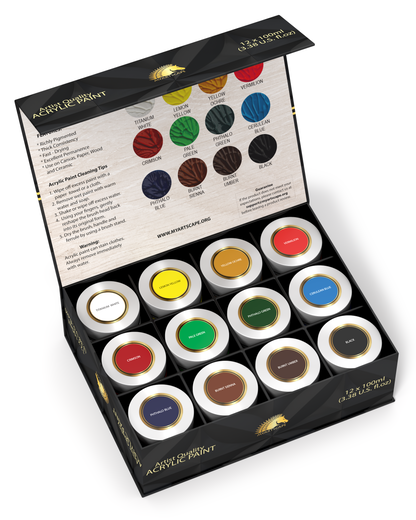 Acrylic Paint Bottles, 100ml - Set of 12 – MyArtscape