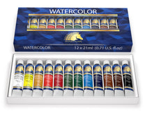 Watercolor Paint Set, 21ml Tubes - 12 Colors – MyArtscape