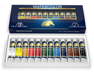 Watercolor Paint Set, 12ml Tubes - 12 Colors – MyArtscape