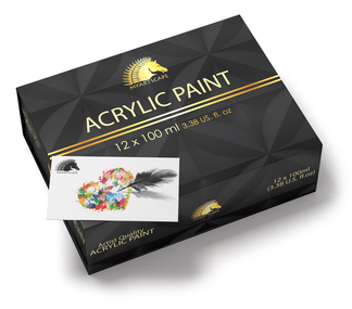 Acrylic Paint Bottles, 100ml - Set of 12 – MyArtscape