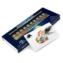 Watercolor Paint Set, 12ml Tubes - 12 Colors – MyArtscape