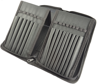 Paint Brush Holder - Organizer for 15 Long Handle Brushes – MyArtscape