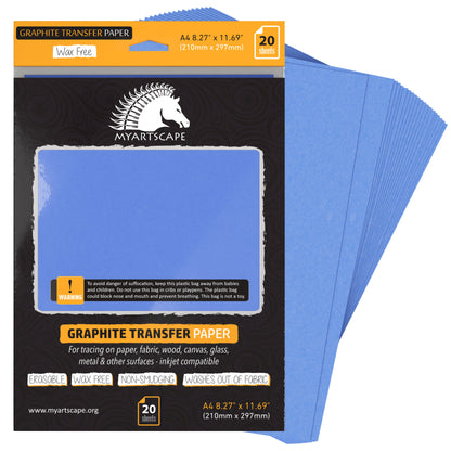 Wax-Free Graphite Paper (A4) 20 Sheets - Mixed – MyArtscape