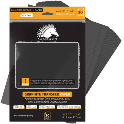 Wax-Free Graphite Paper (A4) 20 Sheets - Mixed – MyArtscape